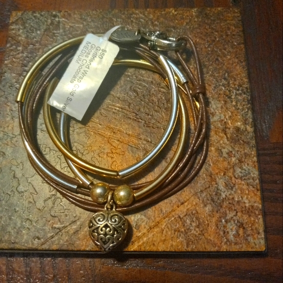Lizzy James | Jewelry | Lizzy James Silver Gold Girlfriend Brown ...